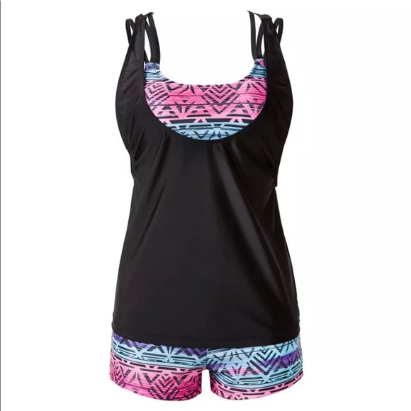 Swim | Push Up Padded Tankini Bikini Swimwear | Poshmark